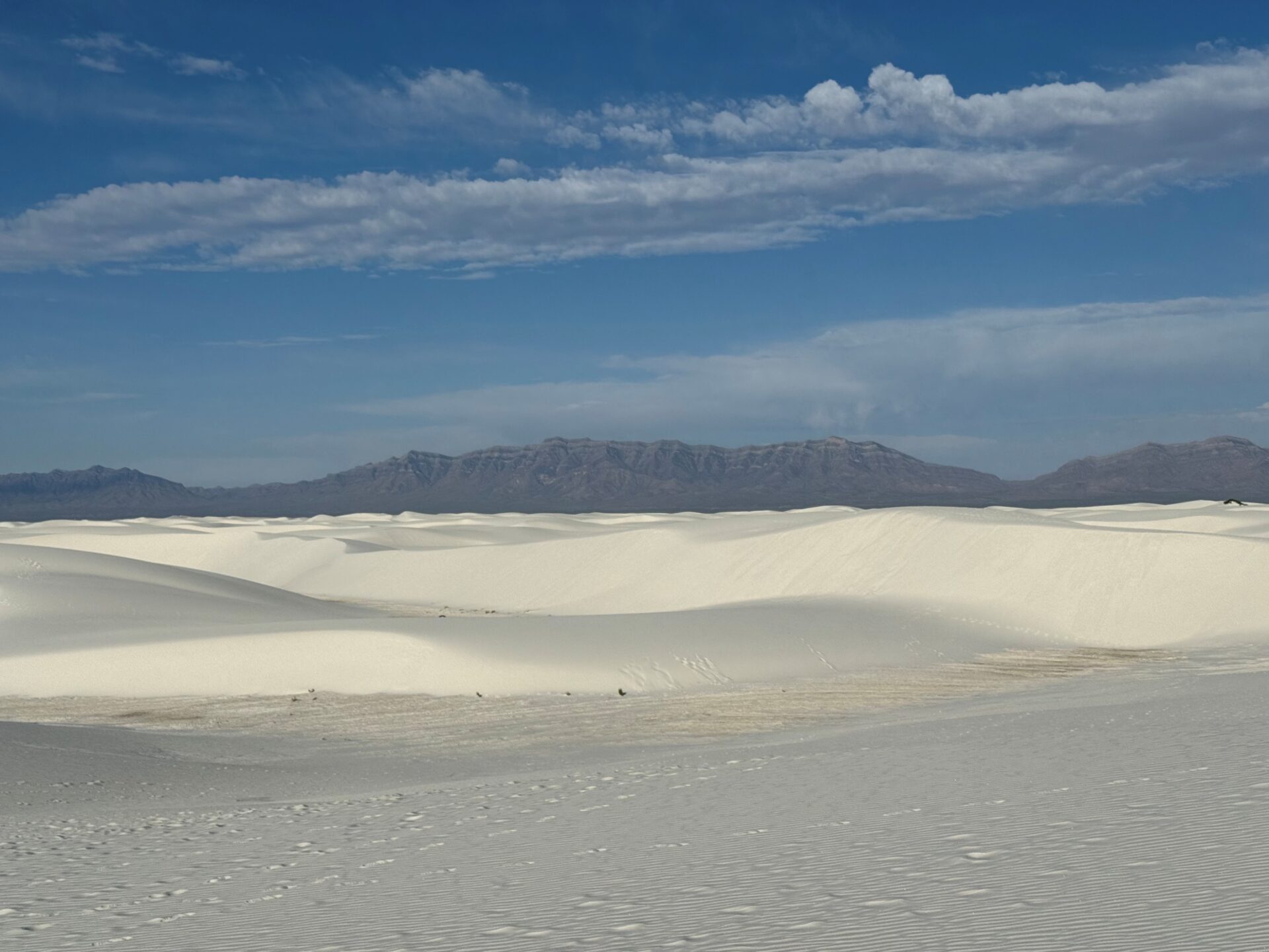 White Sands NP - Liam Goes Outside